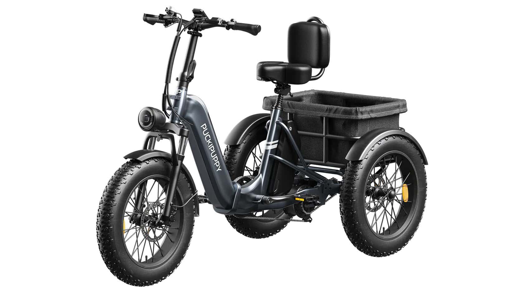 Husky foldable trike eBike from Puckipuppy - FloridaBicycling.com